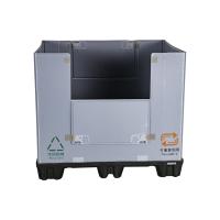 China Customizable Heavy Duty Collapsible Plastic Pallet Box for Automotive Parts Packaging for sale