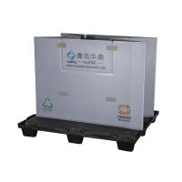 China Custom Logo Auto Parts Honeycomb Pallet Box with Folded Height of 205mm and Discount for sale