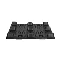 China Custom Logo Auto Parts Honeycomb Pallet Box with Folded Height of 205mm and Discount for sale