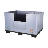 China 205mm Foldable M Type Honeycomb Sleeve Plastic Collapsible Pallet Box for Auto Parts for sale