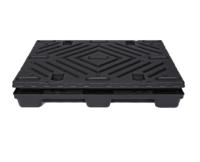 China HDPE Material M Type Folding Customized Automotive Boxes Packaging Plastic Pallet Box for sale