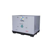 China Customizable Solid HDPE Plastic Collapsible Pallet Pack Box for Auto Parts Heavy Duty for sale