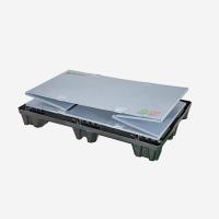 China HUADING 1200*800-Hump Safety Stop Type Twin-Sheet Plastic Sleeve Boxes for sale
