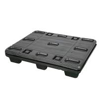 China HUADING Vehicle Packaging Solid Pallet Box HDPE PP Material for Auto Parts Storage for sale