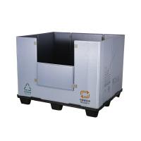 China 1200*800*1000mm HUADING Plastic Sleeve Box Coaming Foldable Storage Pallet Box for Racking for sale