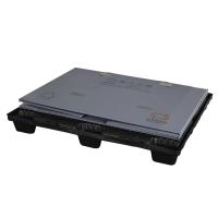 China 1200*800*1000mm HUADING Plastic Sleeve Box Coaming Foldable Storage Pallet Box for Racking for sale