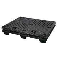 China 1200*800*1000mm HUADING Plastic Sleeve Box Coaming Foldable Storage Pallet Box for Racking for sale