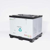 China Twin-Sheet Plastic Sleeve Boxes HUADING 1200*1000 Hump Safety Stop Type with HDPE PP for sale