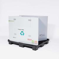 China Twin-Sheet Plastic Sleeve Boxes HUADING 1200*1000 Hump Safety Stop Type with HDPE PP for sale