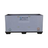 China Large OEM Turnover Vehicle Packaging Heavy Duty Plastic Pallet Box with Logo Design for sale