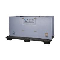 China Large OEM Turnover Vehicle Packaging Heavy Duty Plastic Pallet Box with Logo Design for sale