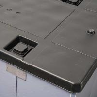 China Optional Locks HUADING 1250*850-Hump Safety Stop Type Twin-Sheet Plastic Sleeve Boxes for sale