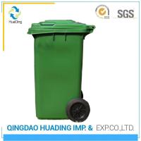 China Plastic Standing Kitchen Garbage Trash Can with Wheels Large Size and Eco Friendly for sale
