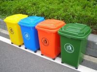 China Rolling Cover Type 240L Plastic Rubbish Bin Custom Designed for Bulk Waste Disposal for sale
