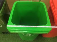 China Convenient Induction Type Recycling Waste Bin with 2 Wheels and Labeling Options for sale