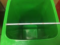 China Convenient Induction Type Recycling Waste Bin with 2 Wheels and Labeling Options for sale