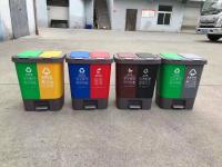China Large Capacity 360L Plastic Garbage Container with Foot Pedal for sale