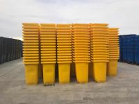 China Large Capacity 360L Plastic Garbage Container with Foot Pedal for sale