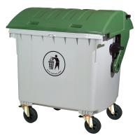 China 1100L Outdoor Plastic Recycling Waste Bins for Sustainable Garbage Management System for sale