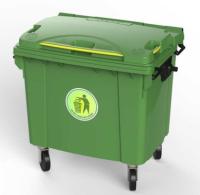 China 1100L Outdoor Plastic Recycling Waste Bins for Sustainable Garbage Management System for sale