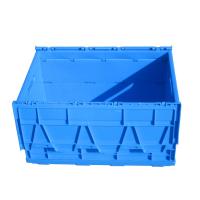 China Collapsible Plastic Crate for Space-saving Warehouse Fruit Picking 600*400*360mm for sale