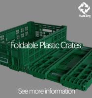 China 600*400*103 Folded Size Plastic Crates The Ultimate Storage Solution for Vegetables for sale