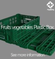 China 600*400*103 Folded Size Plastic Crates The Ultimate Storage Solution for Vegetables for sale