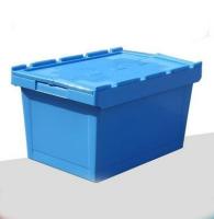 China 600*400*270 Plastic Crates for Easy and Organized Vegetable Storage Stackable Design for sale