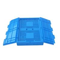 China 600*400*270 Plastic Crates for Easy and Organized Vegetable Storage Stackable Design for sale