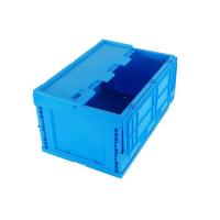 China Auto Parts Storage Made Simple Plastic Nested and Stacked Hinged Container with Lid for sale
