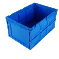 China Foldable and Collapsible Plastic Food Grade Storage Box Container for Fruit Warehouse for sale