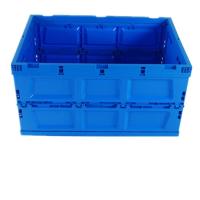 China Foldable and Collapsible Plastic Food Grade Storage Box Container for Fruit Warehouse for sale