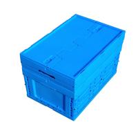 China Versatile Collapsible Plastic Container with Lid 3.2KG Unit Weight Convenient Design for sale