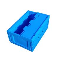 China Versatile Collapsible Plastic Container with Lid 3.2KG Unit Weight Convenient Design for sale