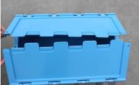 China Foldable and Stackable Plastic Boxes Cleanable Rectangle Shape for Auto Parts Storage for sale