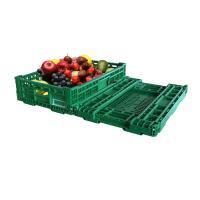China Collapsible Mesh Style Plastic Crates 0.82kg for Convenient Storage and Transport for sale