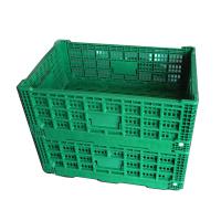 China Collapsible Mesh Style Plastic Crates 0.82kg for Convenient Storage and Transport for sale