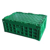 China Collapsible Mesh Style Plastic Crates 0.82kg for Convenient Storage and Transport for sale