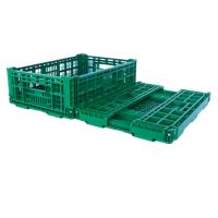 China 2.25kg Lightweight Small Collapsible Plastic Crates for Fruits and Vegetables for sale