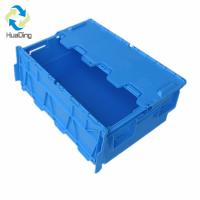 China Efficiently Manage Warehouse Space with HUADING Heavy Duty Turnover Box 600*400*360mm for sale