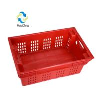 China 1T Capacity Plastic Misplaced Basket Crates for Food and Vegetables In Racking System for sale