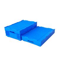 China Glossy Lamination Lockable Clear Storage Boxes With Lids Plastic Crates for Chemical for sale