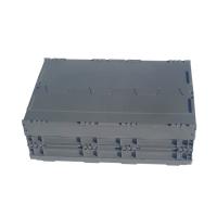 China Glossy Lamination Lockable Clear Storage Boxes With Lids Plastic Crates for Chemical for sale