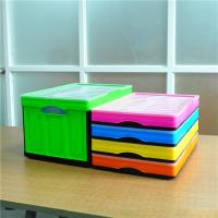 China Collapsible Home Storage Container Box with Door Lock and Easy Assembly 530*360*300 mm for sale