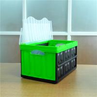 China Collapsible Home Storage Container Box with Door Lock and Easy Assembly 530*360*300 mm for sale
