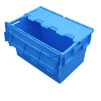 China Stackable 5 Layers PP 68L 70L Plastic Turnover Box Storage Tote Box for Industrial for sale