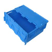 China Plastic Turnover Box HUADING Storage Tote Box Large Plastic Crates Modern Design Style for sale