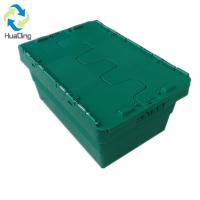 China Plastic Turnover Box HUADING Storage Tote Box Large Plastic Crates Modern Design Style for sale