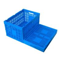 China HUADING's Rectangle Injection Plastic Mesh Fruit Crate The Perfect Storage Solution for sale