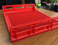 China 690*605*150mm Food Grade Plastic Bakery Crate for Large Capacity Food Container for sale